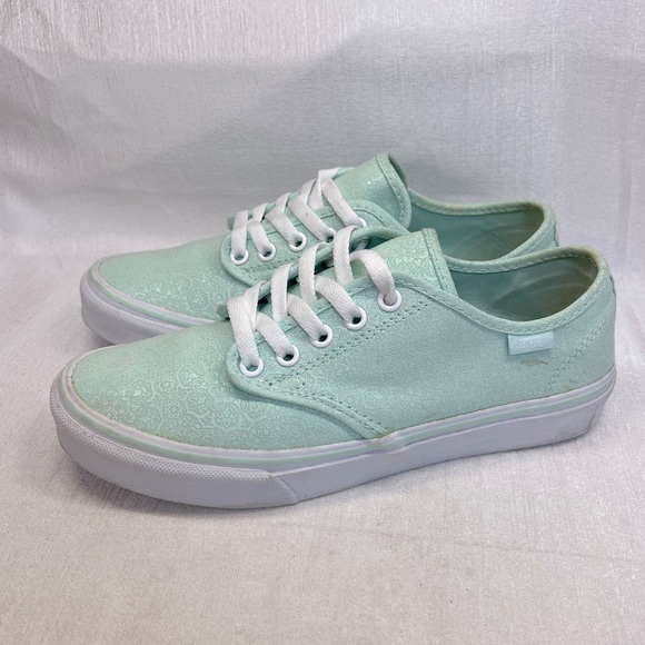 Vans | Shoes | Vans Womens 7 Mint Green Mandala Print Lace Up Tennis ...